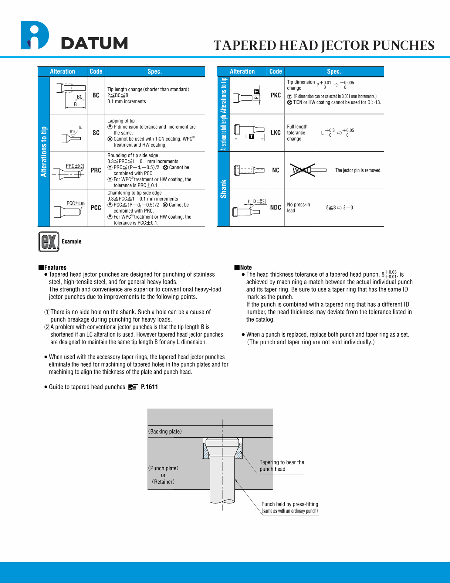 tapered-head-jector-punches